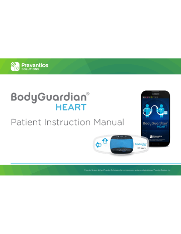 Preventice Solutions BodyGuardian Heart Instruction Manual | Manualzz