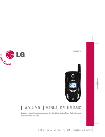 LG Fastap AX490 Manual Del Usuario | Manualzz