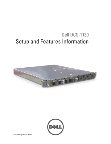 Dell DCS-1130 Setup And Features Information | Manualzz