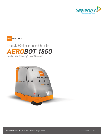 Taski Intellibot AeroBot 1850 Quick Reference Manual | Manualzz