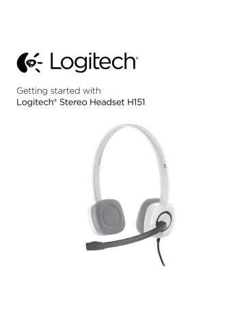 Logitech H151 Getting Started | Manualzz