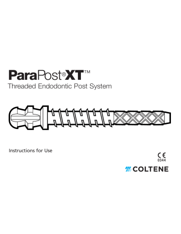 Coltene ParaPost XT P-680T Instructions For Use Manual | Manualzz
