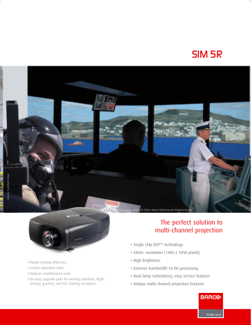 Barco SIM 5R Brochure | Manualzz