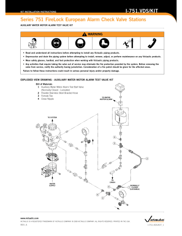 Victaulic 751 Series Installation Instructions | Manualzz