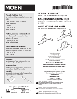 Moen 87203 - Owner's manual, Specification, User manual, installation ...