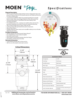 Moen GXP50C - Product information, Specification, User manual, installation Guide | manualzz.com