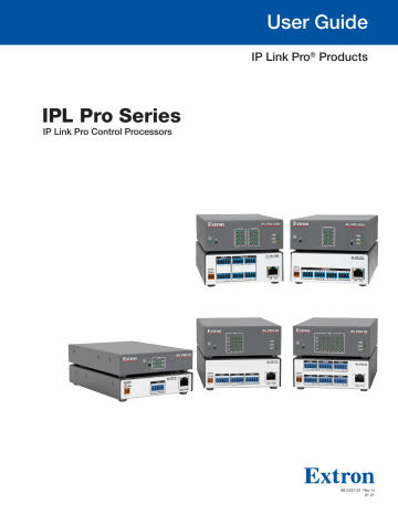Extron IPL Pro S6 User Guide | Manualzz