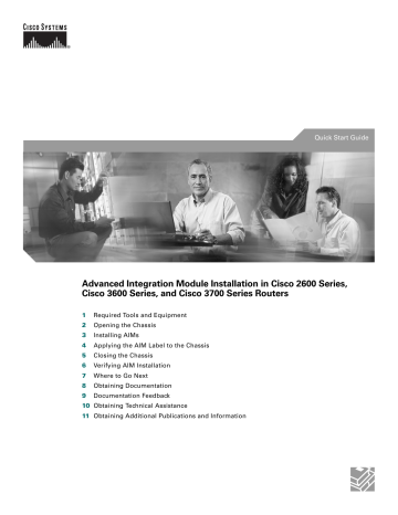 Cisco Systems 3700 Series Network Router User manual | Manualzz