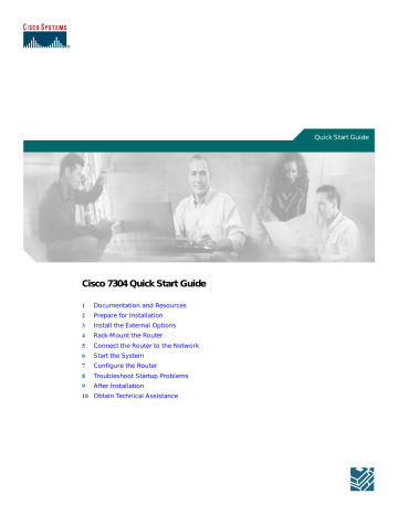 Cisco Systems 7304 Network Router User manual | Manualzz