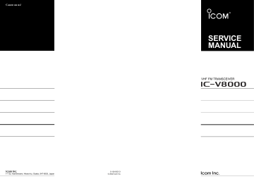 Icom IC-V8000 Marine Radio User manual | Manualzz