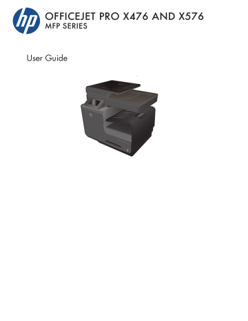 HP (Hewlett-Packard) X476dw All in One Printer User guide | Manualzz