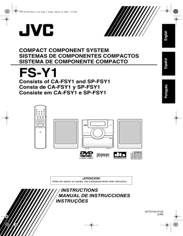 JVC FS-Y1 Stereo System Instructions Manual | Manualzz
