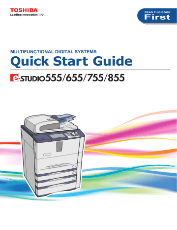 Toshiba 855 All in One Printer User manual | Manualzz