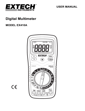 Multimeter Digital User Manual | Manualzz