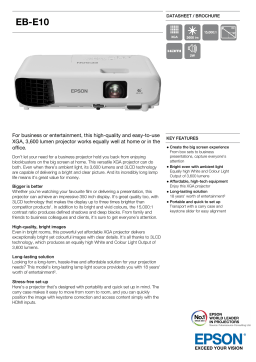 Epson EB-E10 - User manual