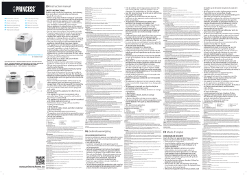 Princess Bread Maker Homemade Deluxe Instruction manual | Manualzz