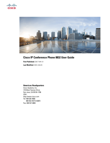 Cisco IP Phone 8800 Series User Guide | Manualzz