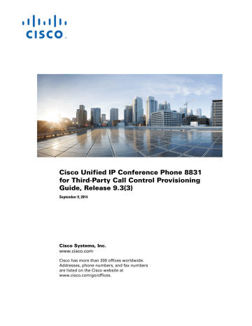 Cisco IP Phone 8800 Series Guide | Manualzz
