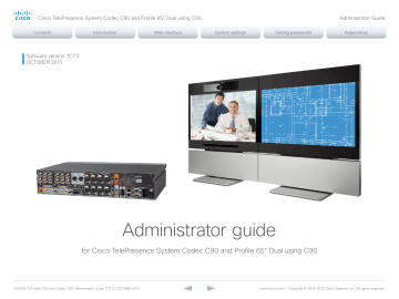 Cisco TelePresence System Integrator Package C90 Guide | Manualzz