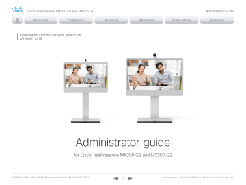 Cisco TelePresence MX300 G2 Guide | Manualzz