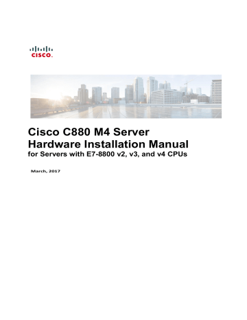 Cisco C880 M4 Server Installation Manual | Manualzz
