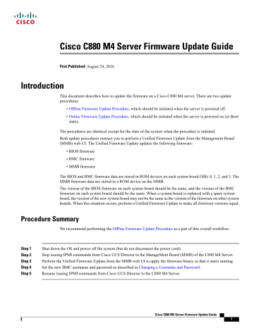 Cisco C880 M4 Server Guide | Manualzz