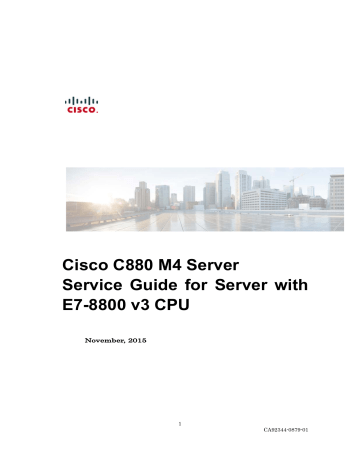 Cisco C880 M4 Server Guide | Manualzz