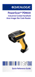 Datalogic PowerScan PD9531 - Reference guide, Owner's manual, User guide