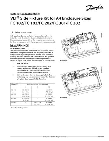 Danfoss VLT Refrigeration Drive FC 103 Installation Guide | Manualzz