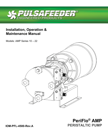 Pulsafeeder Periflo Series – AMP Owner's Manual | Manualzz