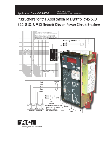 Eaton the application of digitrip RMS 510, 610, 810, & 910 retrofit ...