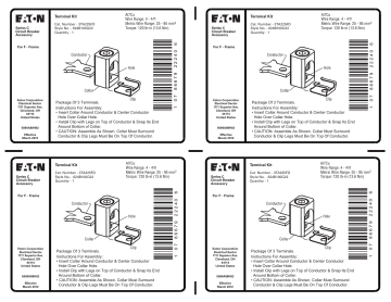 Eaton F-frame 3TA225FD Owner's Manual | Manualzz