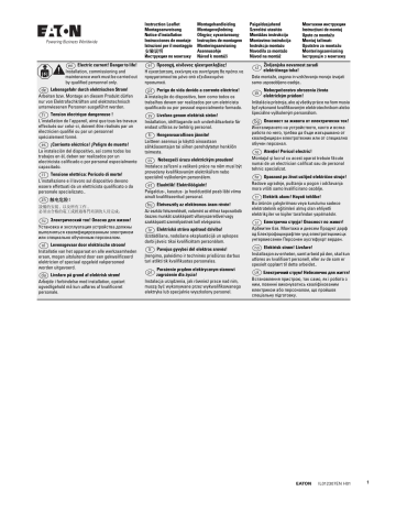 Eaton Power Defense Frame 5 breaker status module ...