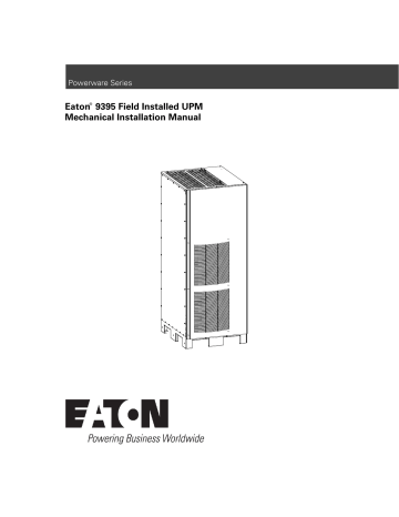 Eaton 9395 field Installation Manual | Manualzz