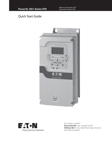 Eaton PowerXL DG1 Quick Start Guide | Manualzz