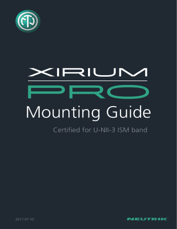 Neutrik XIRIUM PRO Mounting Guide | Manualzz