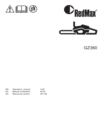 RedMax GZ360 Operator’s manual | Manualzz