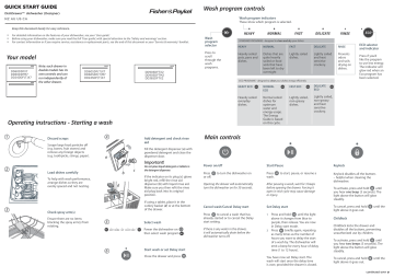 Fisher Paykel DD24SDFTX7 User guide | Manualzz