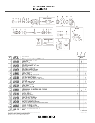 Shimano SM-BC06 小零件 Exploded View | Manualzz