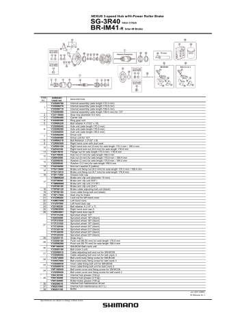 Shimano SM-BC06 小零件 Exploded View | Manualzz