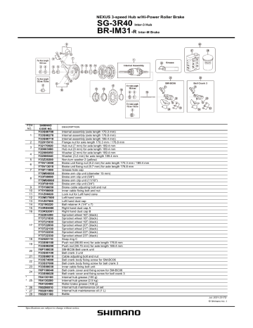 Shimano SM-BC06 Small Parts Exploded View | Manualzz