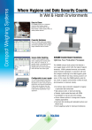 Mettler Toledo ICS689 Combi Bench Solutions Datasheet - View Online ...