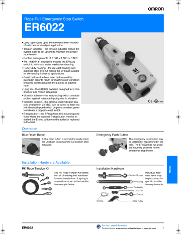 Omron ER6022 Datasheet | Manualzz
