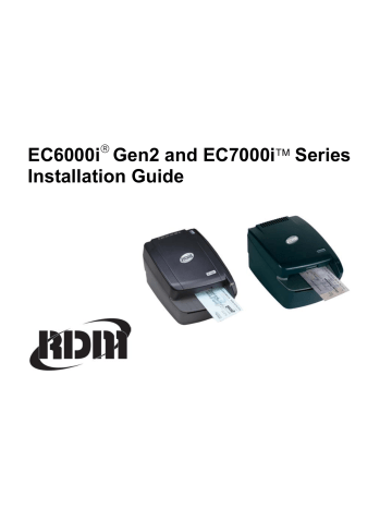 RDM EC6000i Gen2, EC7000i Installation Manual | Manualzz