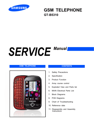Samsung GT-B5310 Service Manual | Manualzz