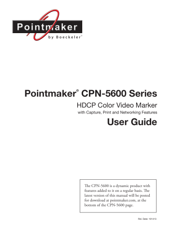 Boeckeler Pointmaker CPN-5600 Series User Manual | Manualzz