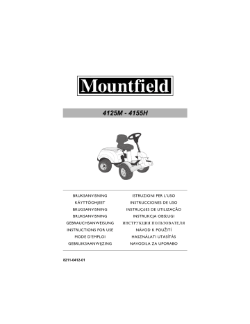 Mountfield 4125M, 4155H Instructions For Use Manual | Manualzz