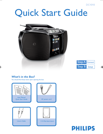 Philips DC1010 Quick Start Manual | Manualzz