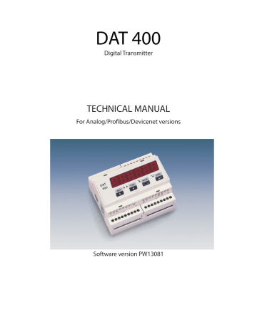 Precise Instrument DAT 400 Technical Manual | Manualzz