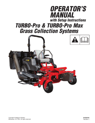 Simplicity TURBO-PRO COLLECTION SYSTEM Manual | Manualzz